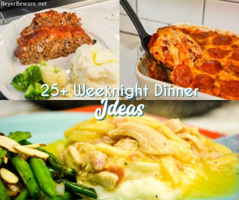 25+ Quick Weeknight Dinner Recipes - Featuring Cheesy Sausage Bagels