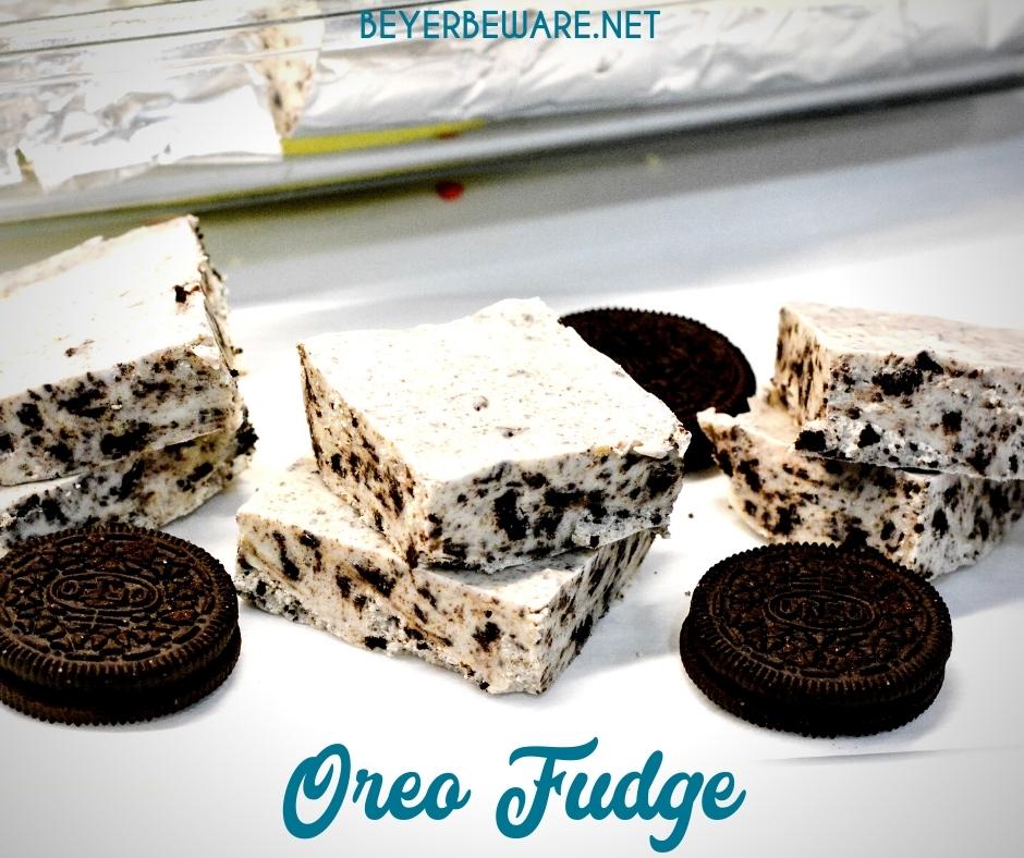 Cookies 'N Cream Fudge - Oreo Fudge