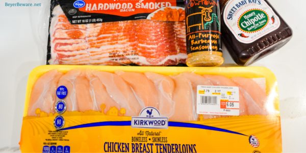 Grilled Bacon-Wrapped BBQ Chicken | Easy Chicken Tenderloins Recipe ...