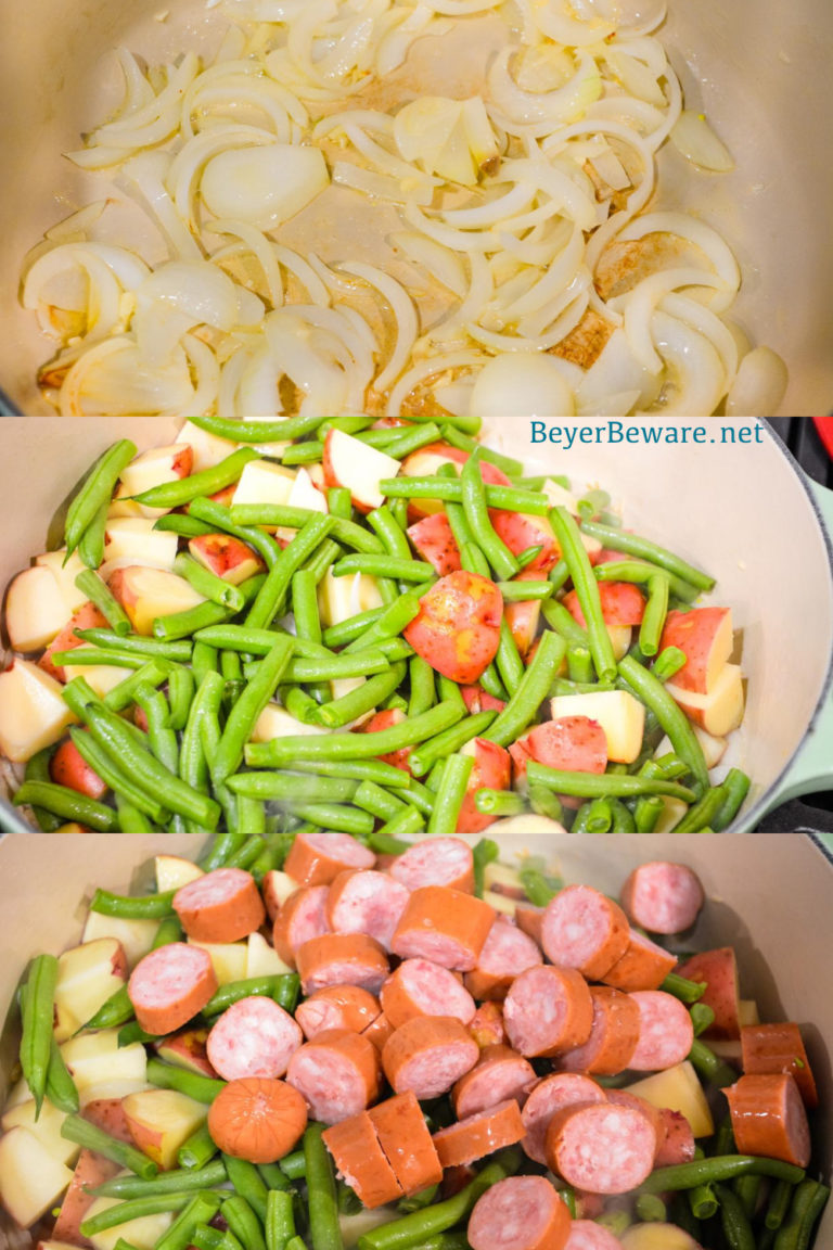 Hoosier Stew - Green Beans, Potatoes and Smoked Sausage