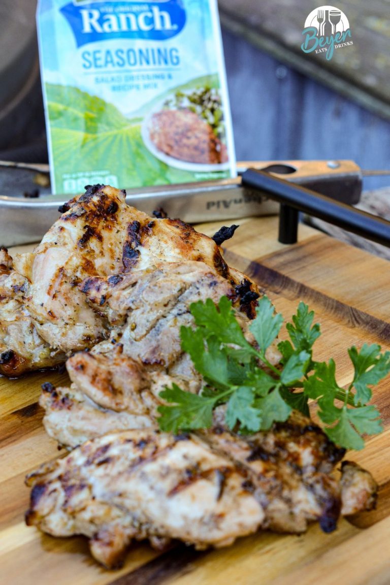 Grilled Garlic Ranch Chicken - Beyer Eats and Drinks