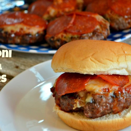 Pepperoni Pizza Burgers - Beyer Eats and Drinks
