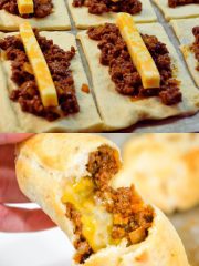 Frisco Melt Sticks - Stuffed Frisco Melt Burgers