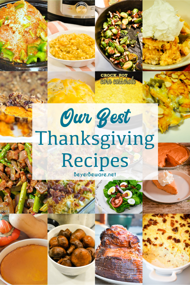 Our Best Thanksgiving Recipes - Beyer Eats and Drinks
