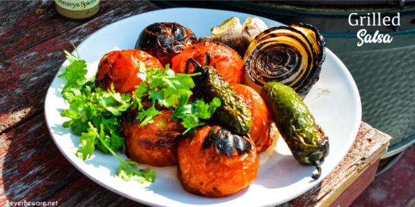 Fire Roasted Salsa - Grilled Salsa Recipe