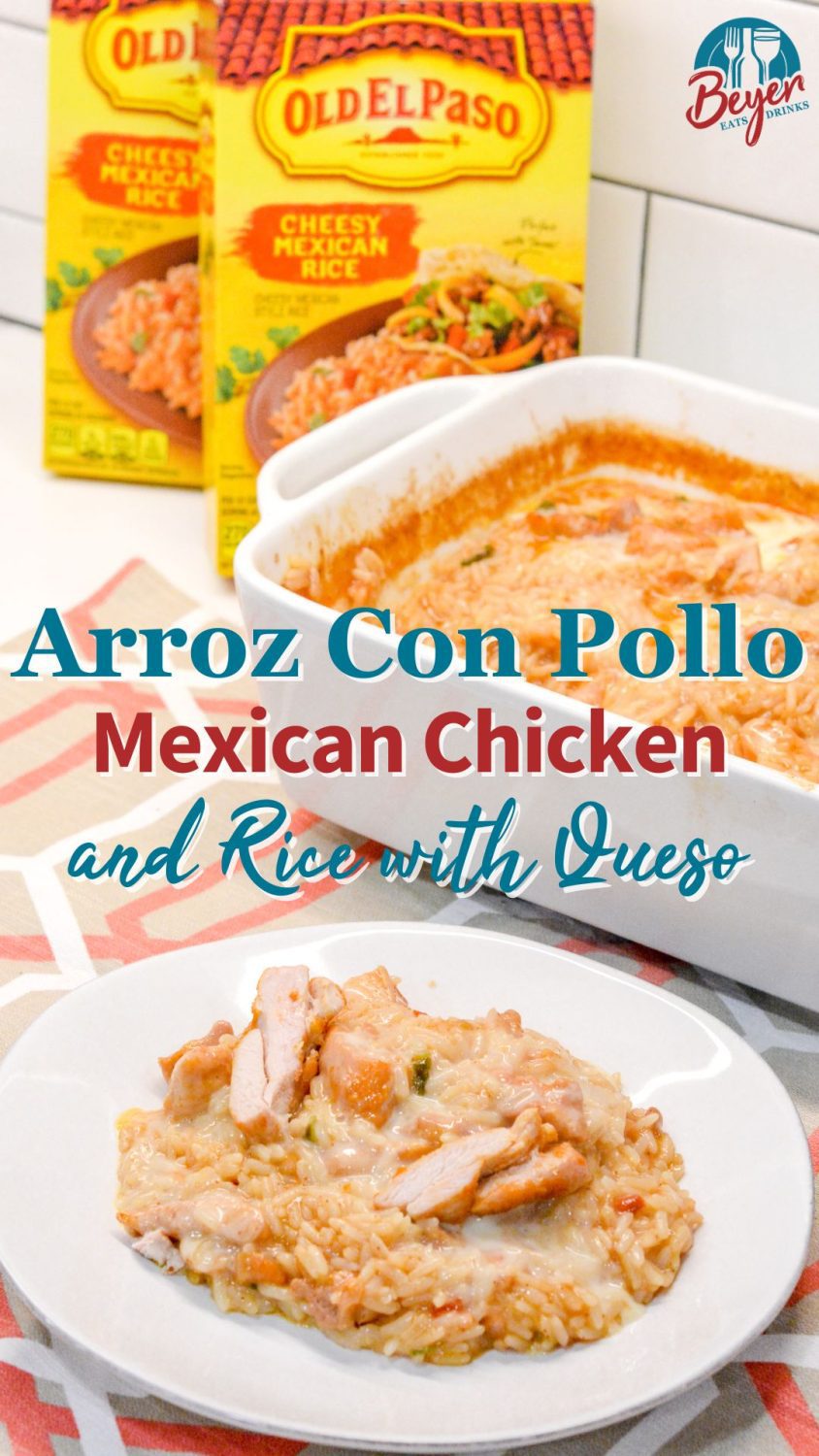 Arroz Con Pollo - Mexican Chicken and Rice with Queso