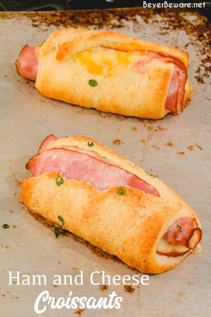 Ham and Cheese Croissants - Beyer Eats and Drinks