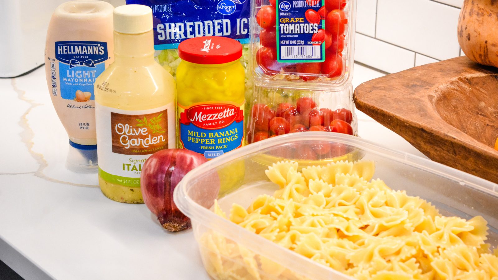 Grinder Pasta Salad - Beyer Eats and Drinks