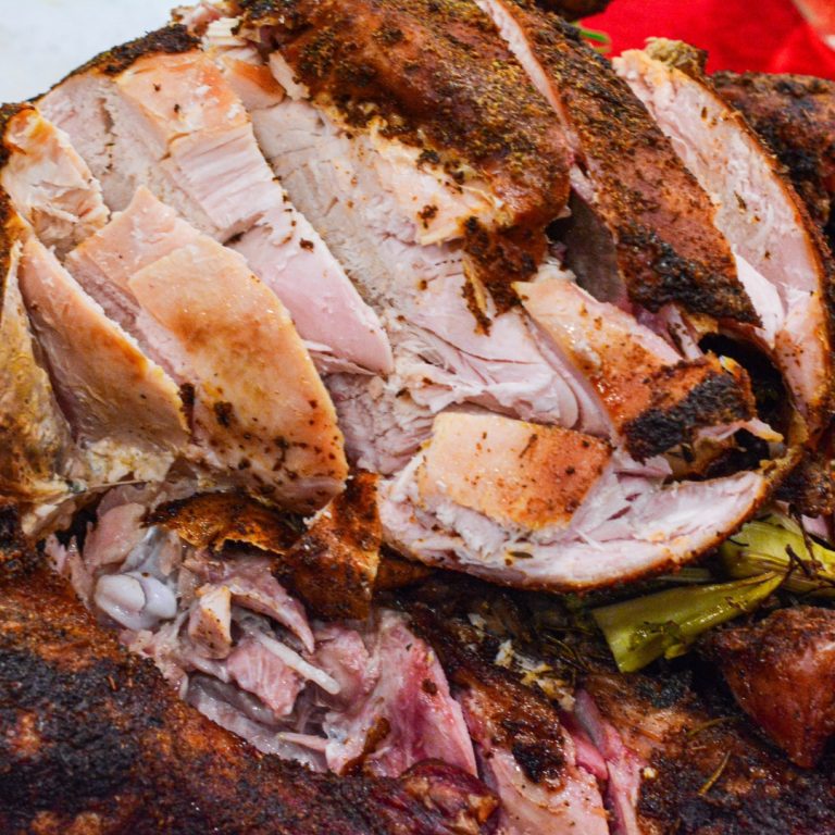 How to Smoke a Turkey Plus an Easy Smoked Turkey Brine Recipe - Beyer Eats and Drinks