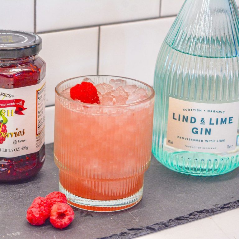 Raspberry Gin & Jam Cocktail - Beyer Eats and Drinks