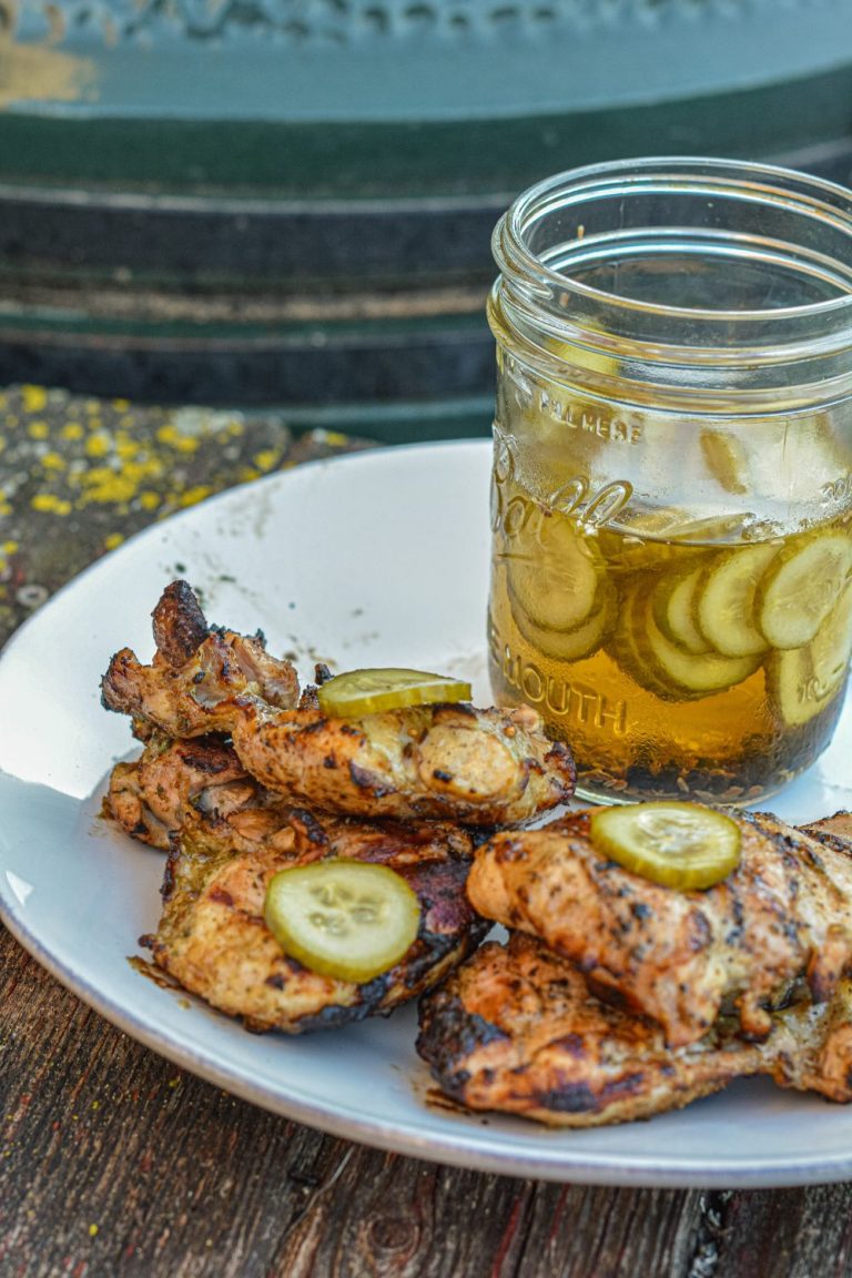 Pickle Brined Grilled Chicken - Beyer Eats and Drinks