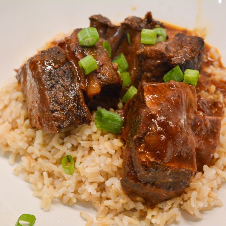 Crock Pot Korean Beef Short Ribs Recipe - Beyer Eats and Drinks