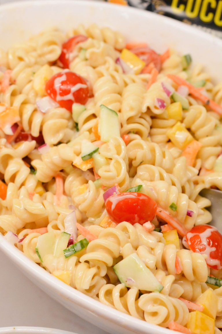 Sweet Macaroni Salad - Old-Fashioned Creamy Pasta Salad with Sweetened ...