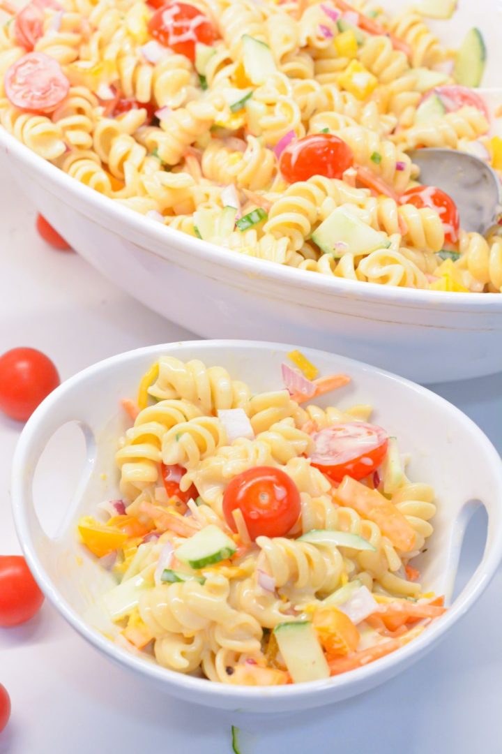 Sweet Macaroni Salad - Old-Fashioned Creamy Pasta Salad with Sweetened ...
