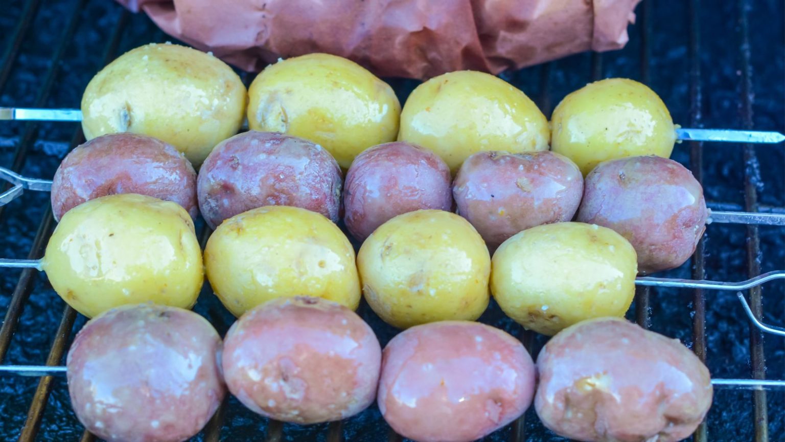 Delicious Grilled Baby Potato Kabobs Recipe - Beyer Eats and Drinks