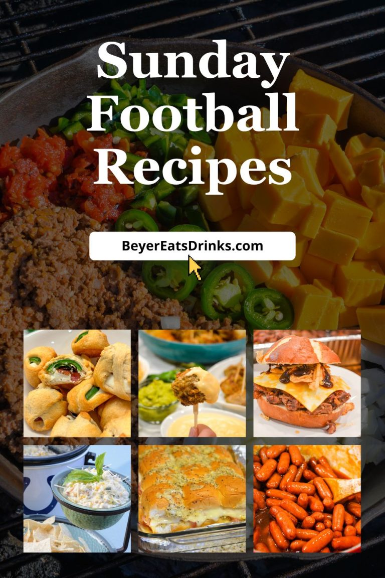 🏈 Football Sunday Recipes from Beyer Eats and Drinks - Beyer Eats and ...